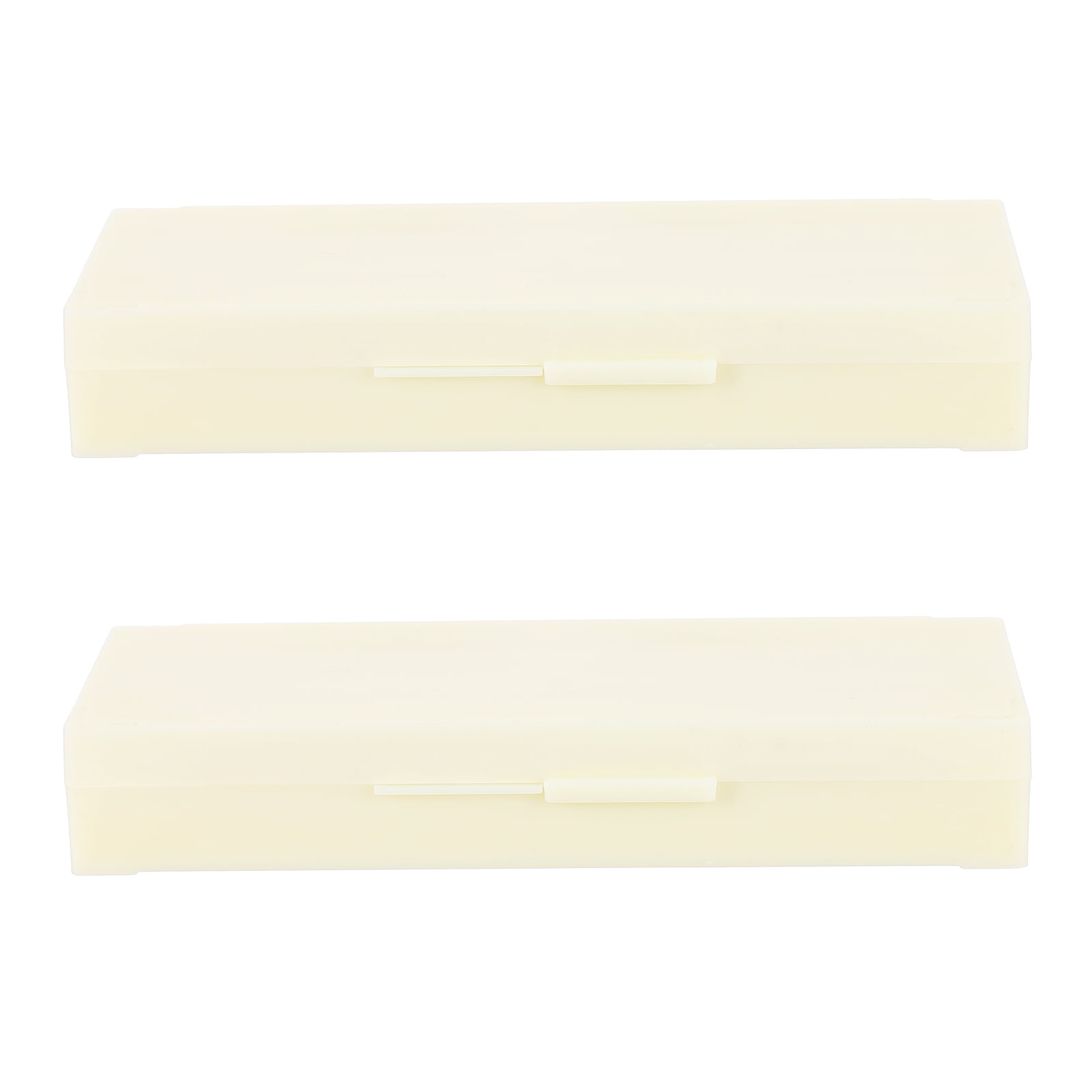 KALLORY 2Pcs Stackable Microscope Slide Holder Beige ABS for Serial ...