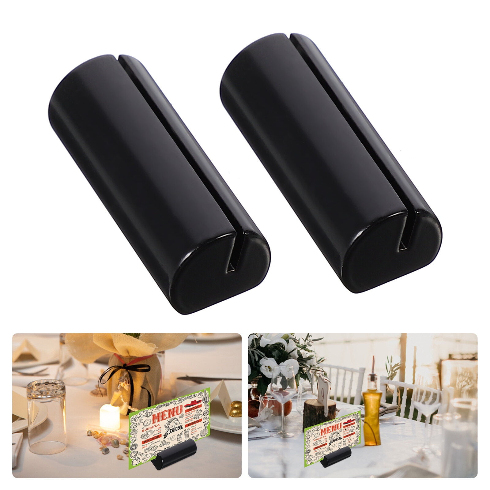 KALLORY 2Pcs Tag Holder Label Holders -grade Material Show and Event ...