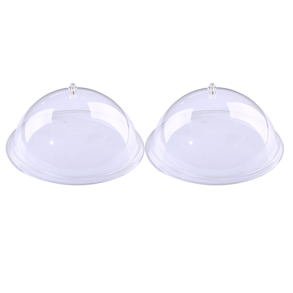 KALLORY Portable Acrylic Food Cover Transparent and Small Size 8 inches ...