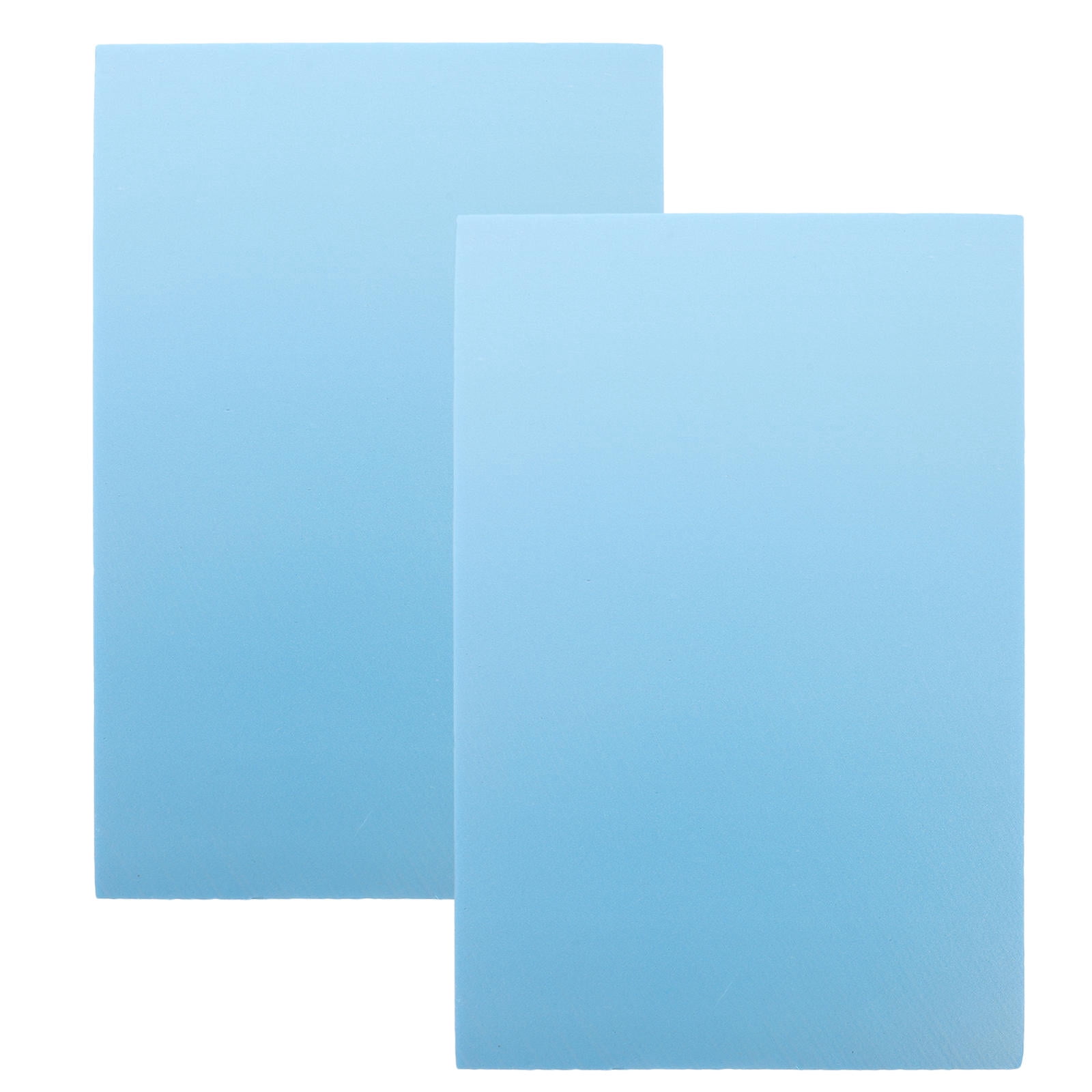 KALLORY 2Pcs Sky Blue Polyurethane Foam Sheets High Density Foam Pads ...