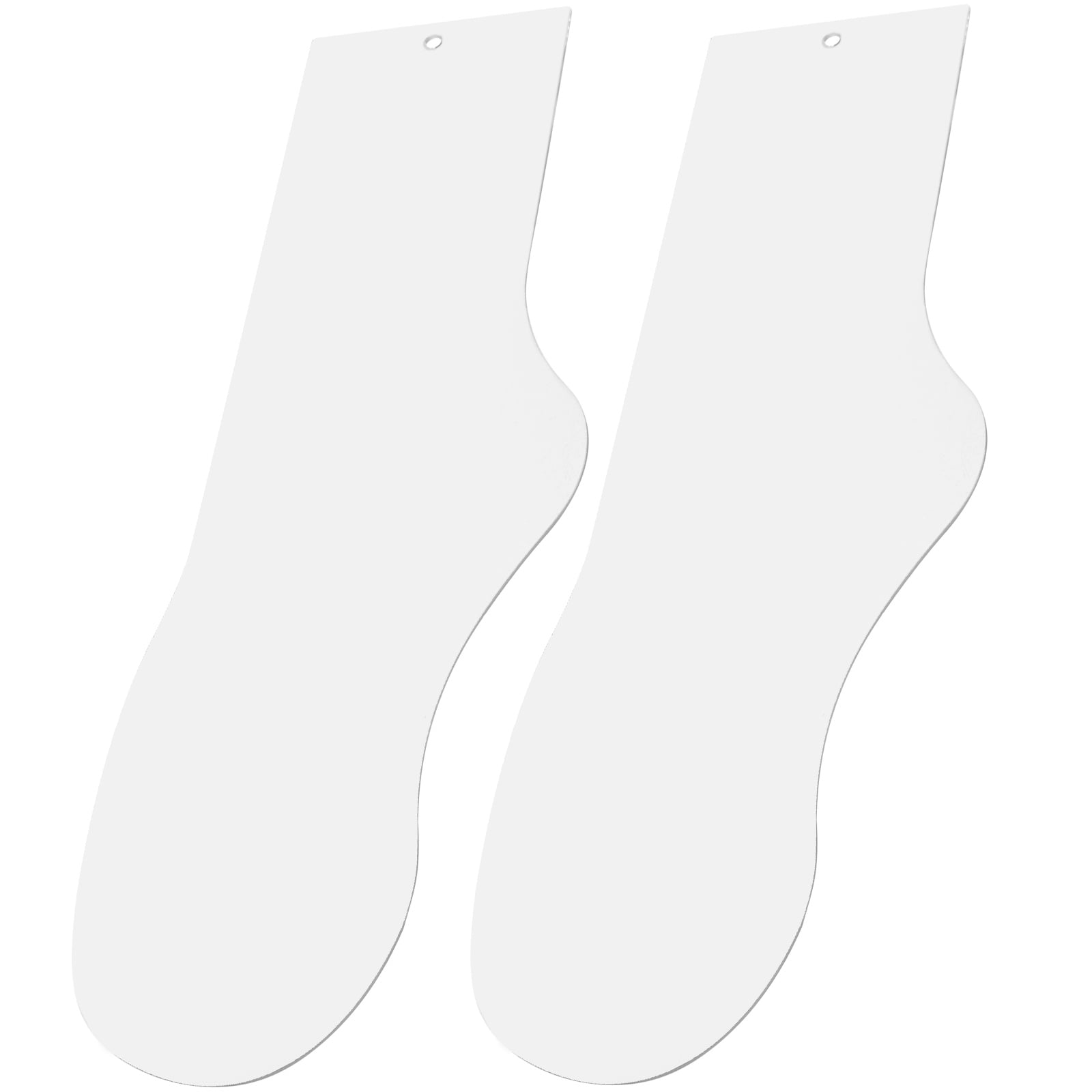 KALLORY 2pcs Sock Hanger Sock Hanging Prop Sock Display Hanging Panel ...