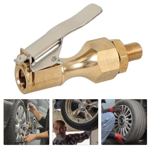KALLORY 2pcs Tire Chuck Air Chuck Quick Connect Inflate Locking Air ...