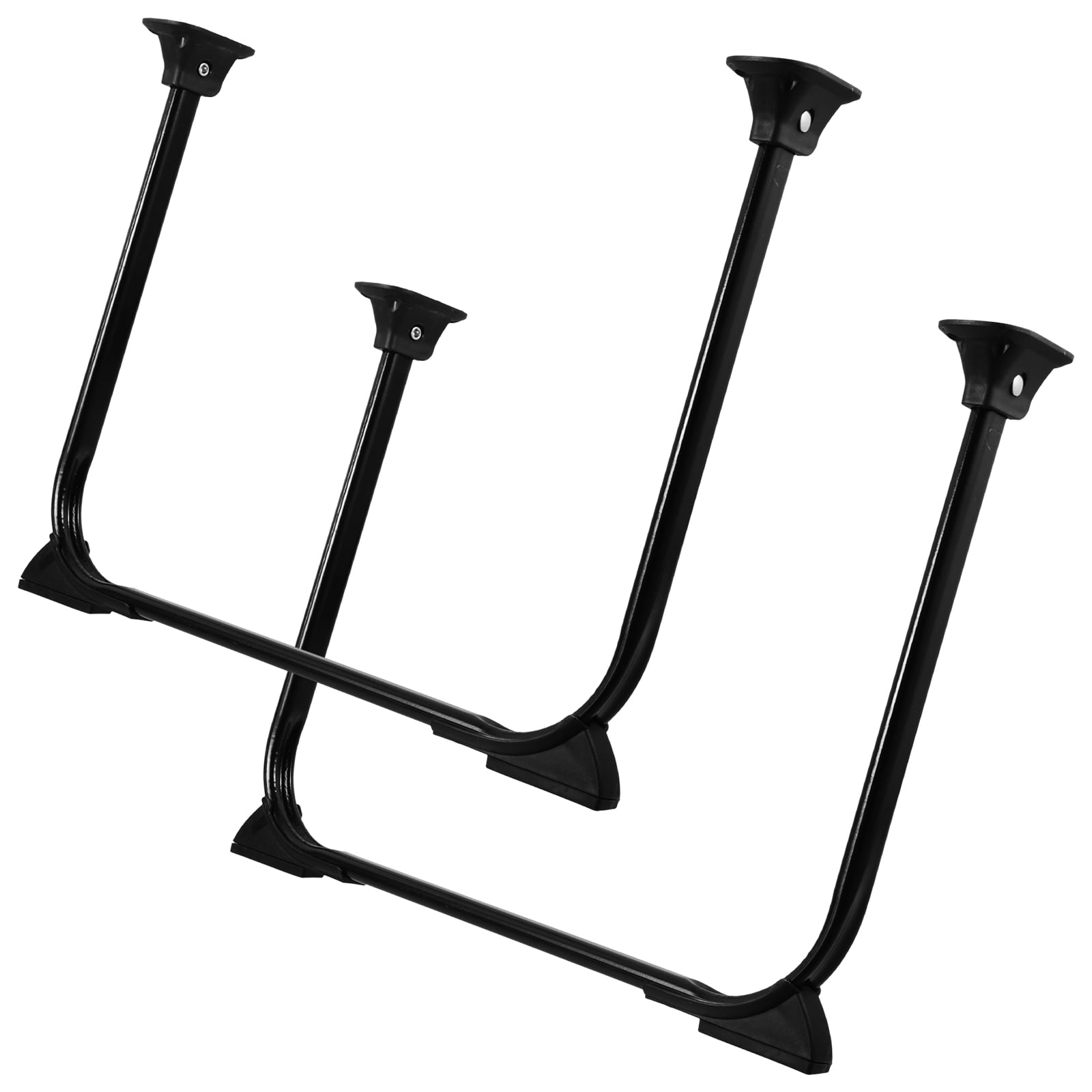 KALLORY Heavy Duty Foldable Iron Furniture Legs U Shape, 2 Pieces ...