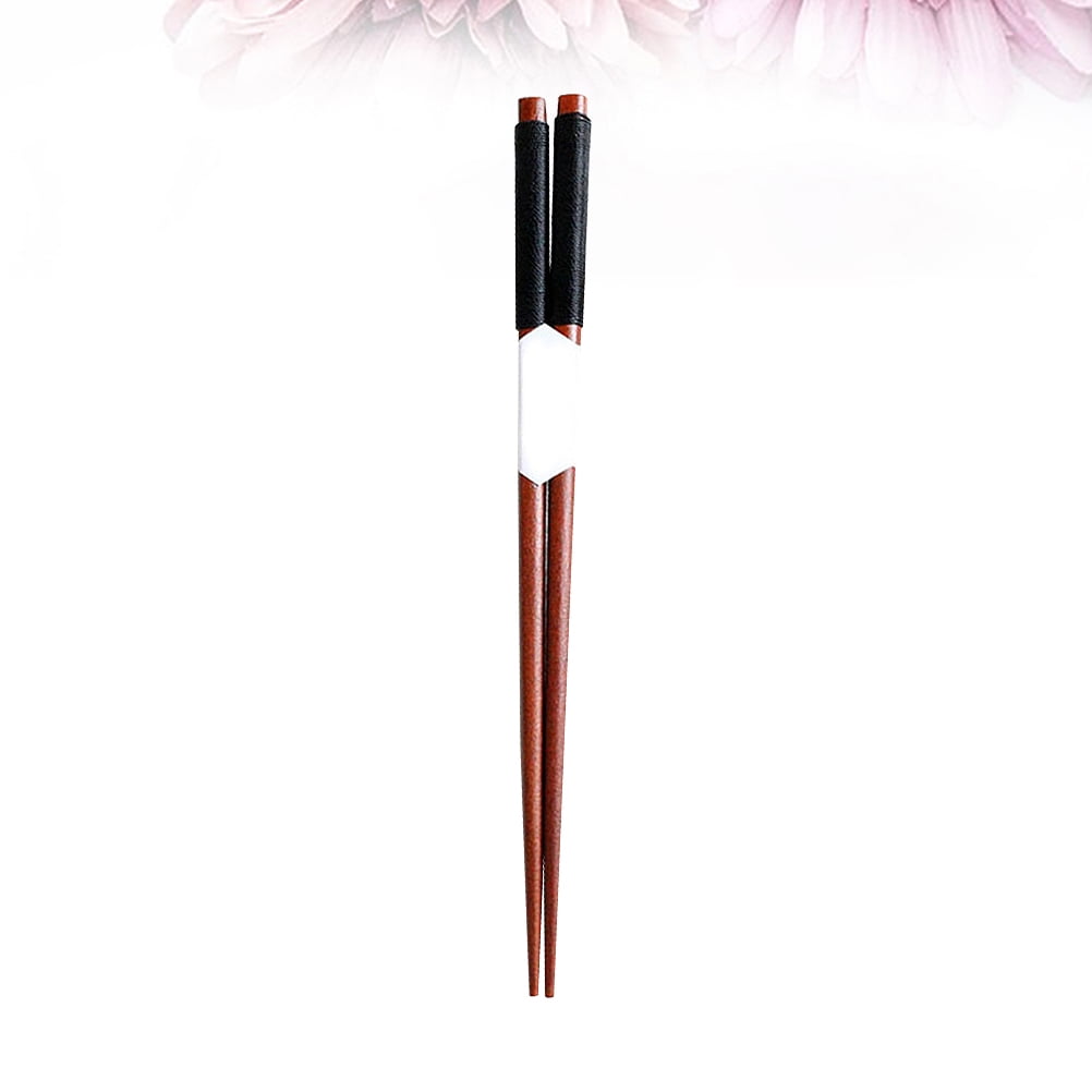 KALLORY 3 Pairs Wood Chopstick Pointed Head for Beginners Simple and ...