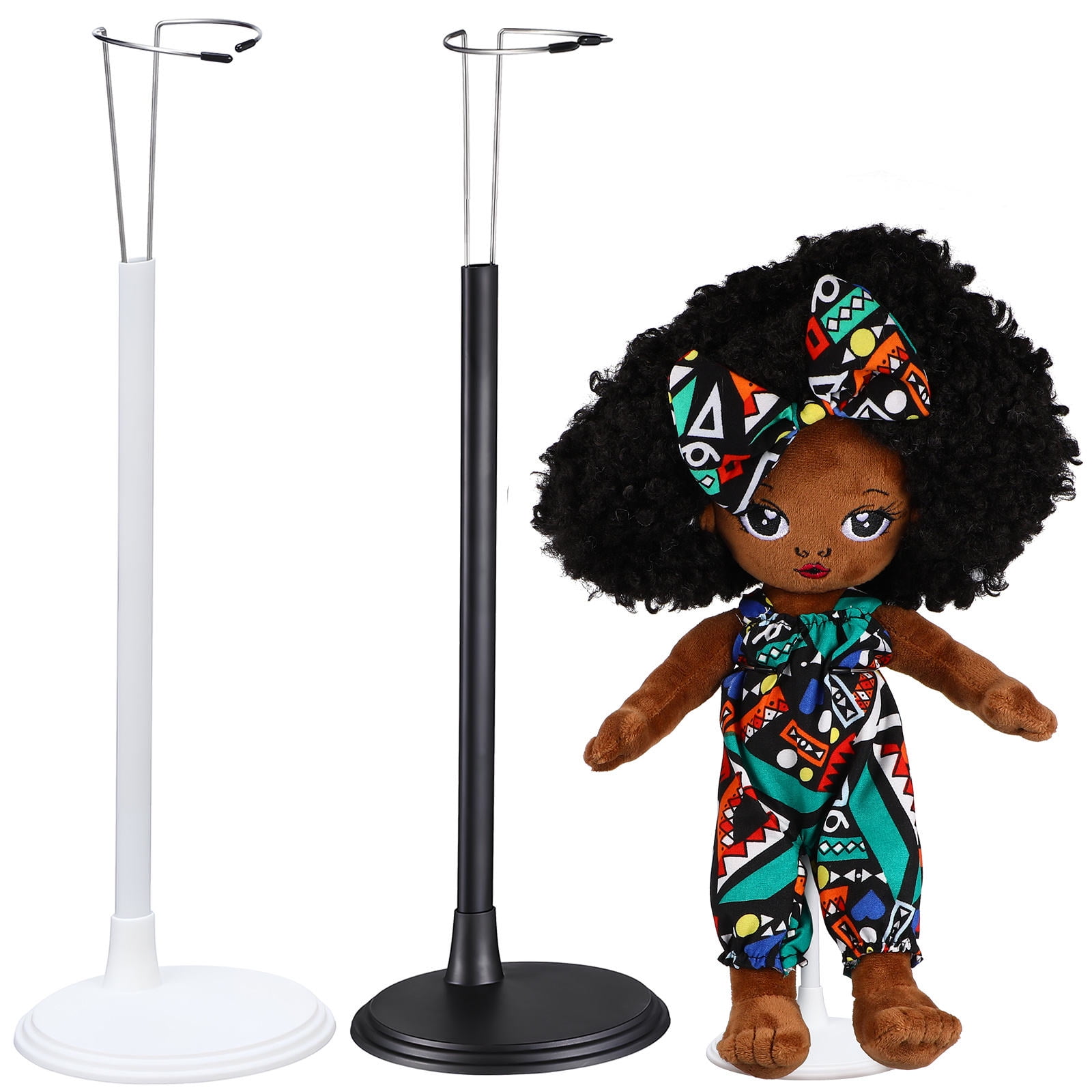 KALLORY 3 Pcs Doll Stands Display Rack For Dolls Easy Assembly ...