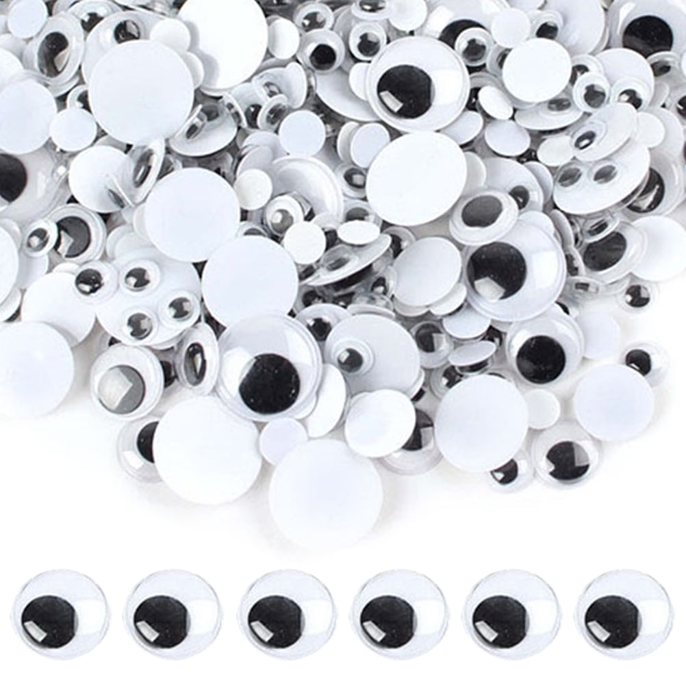 KALLORY 300Pcs Googly Eyes Black Plastic Craft Eyes for Diy ...