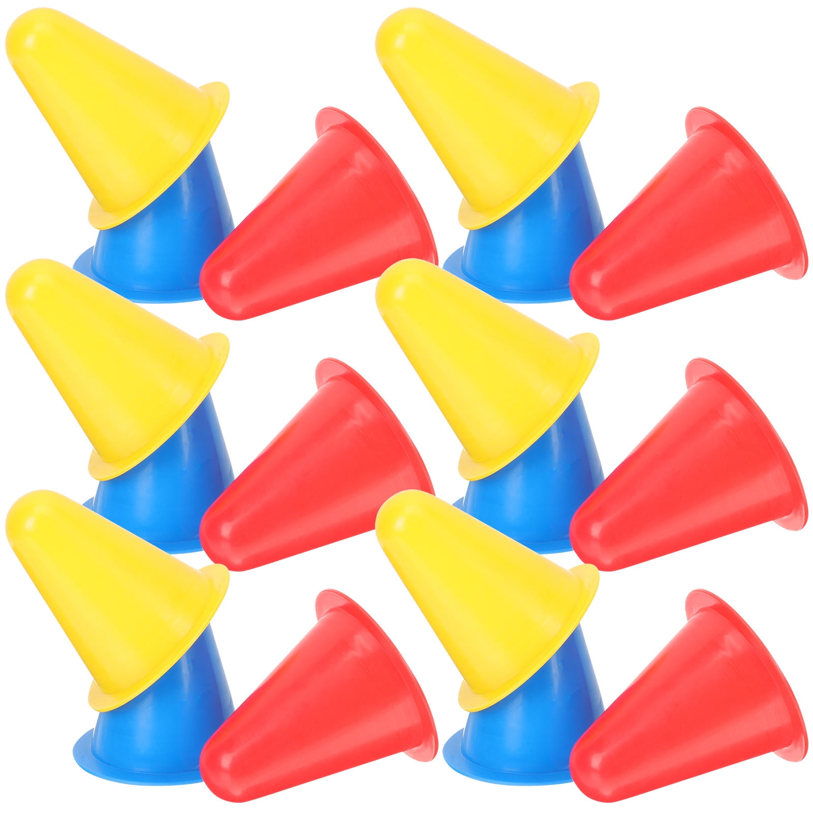 KALLORY 30Pcs Blue Mini Soccer Cones Marking Cones for Agility Drills ...