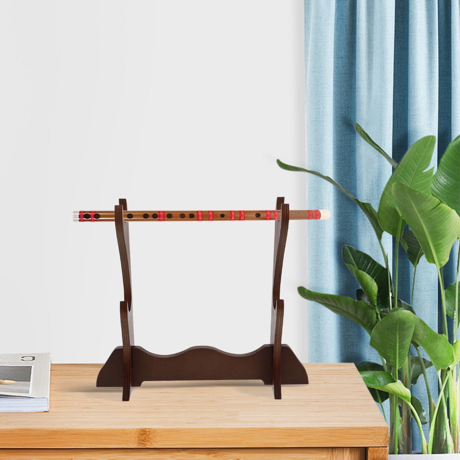 KALLORY 32Pcs Flute and Stand with Rectangular Shape for Instrument ...