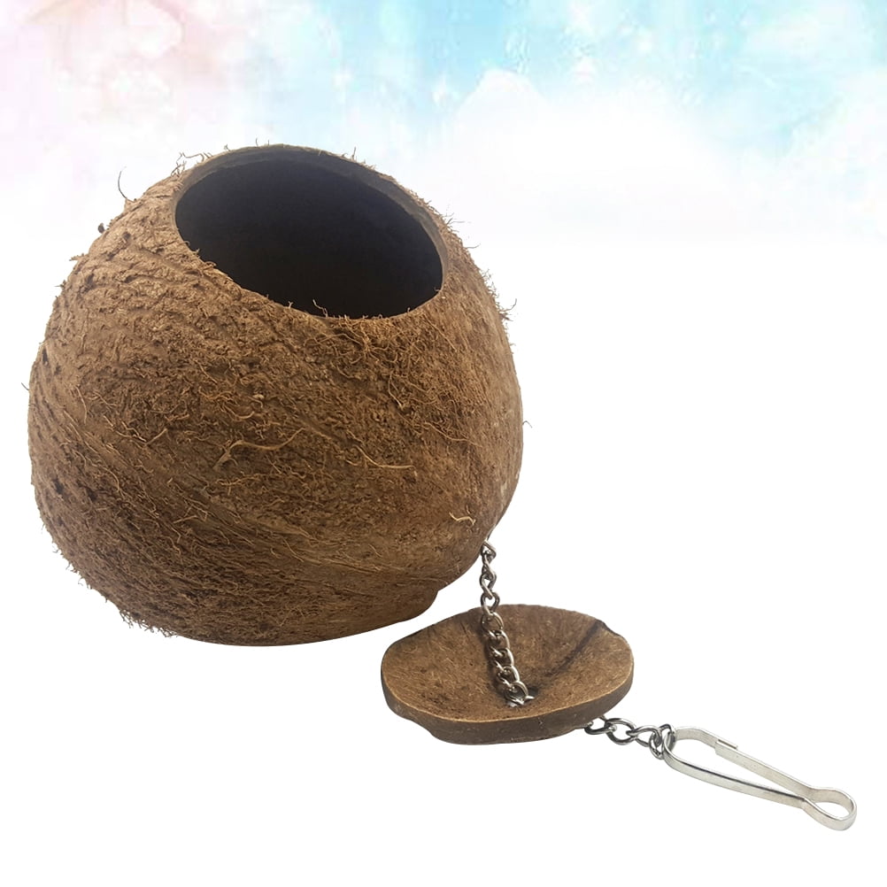 KALLORY 34Set Bird Nest for Parakeets in Round Cave Shape and Bamboo ...