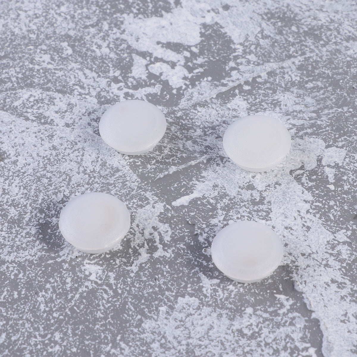 KALLORY 3Pack White Plastic Screw Cover for Cabinet Hinge and Window 1 ...