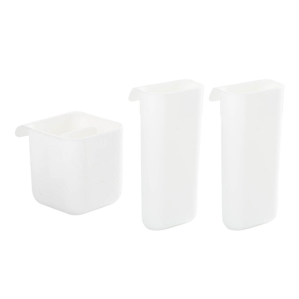 KALLORY 3Pcs Adhesive Screen Pen Containers for Computer and Desk ...