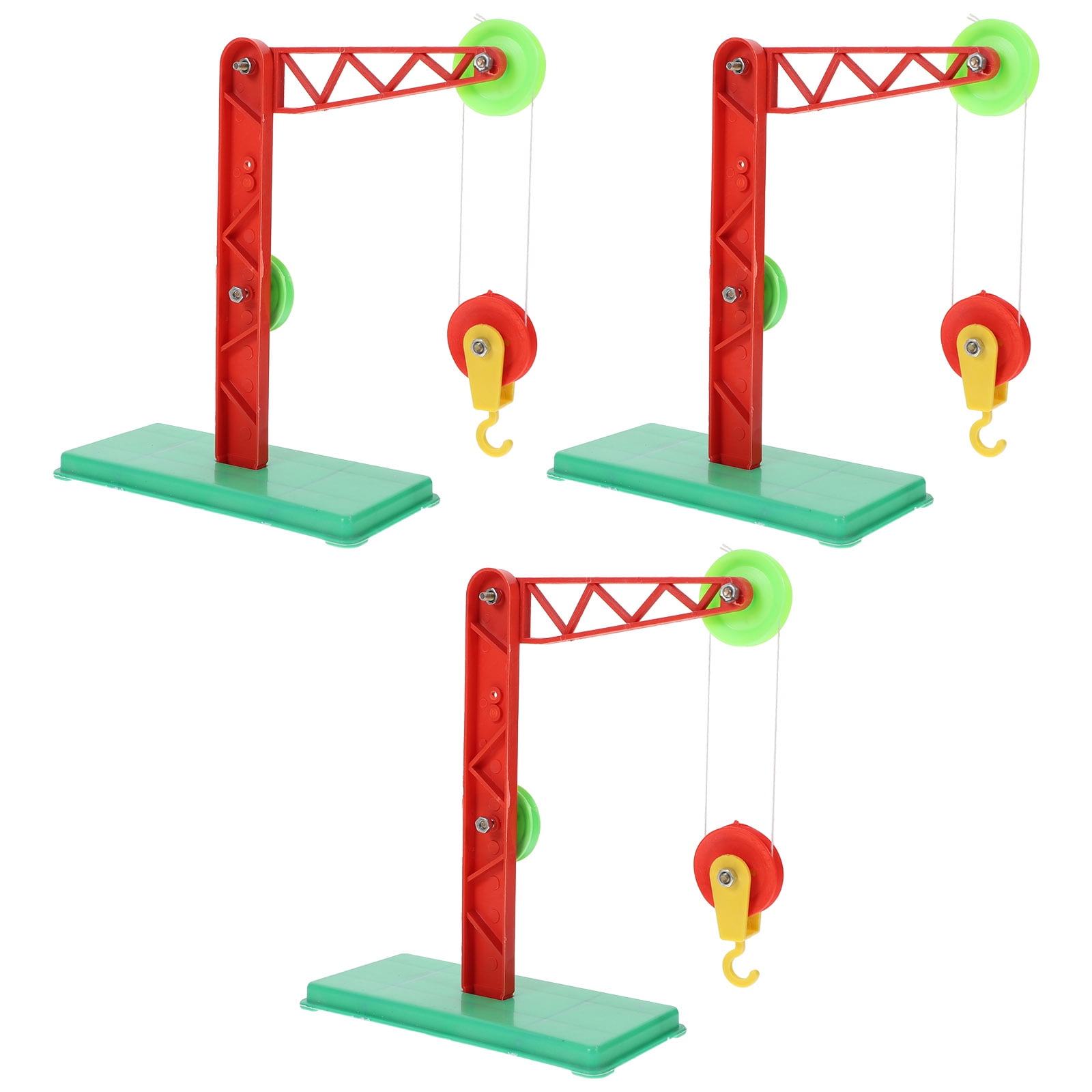 KALLORY 3Pcs Educational Plaything School Pulley Model for Teachers ...