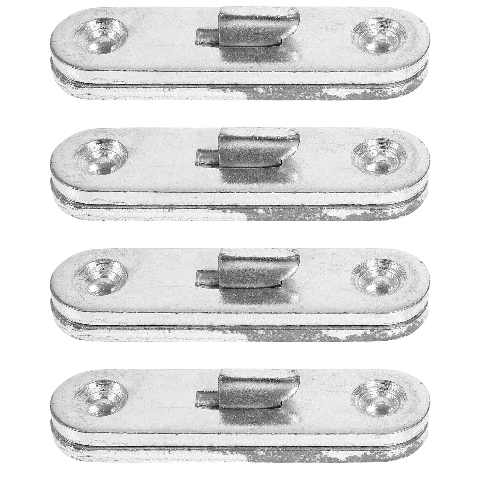 KALLORY 4 Pairs Bed Rail Mounting Bracket Bed Rail Footboard Bracket ...