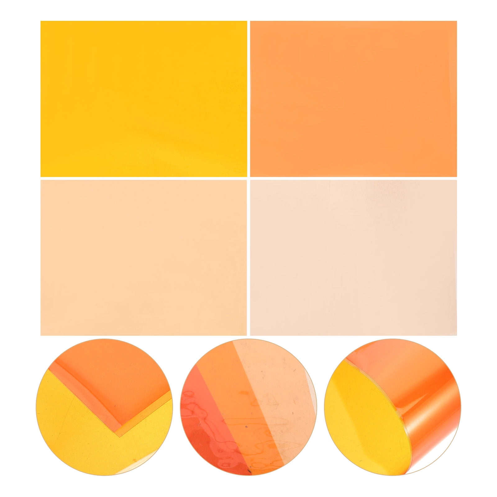KALLORY 4 Pcs Filter Paper Color Gels for Photography Lighting Hard ...