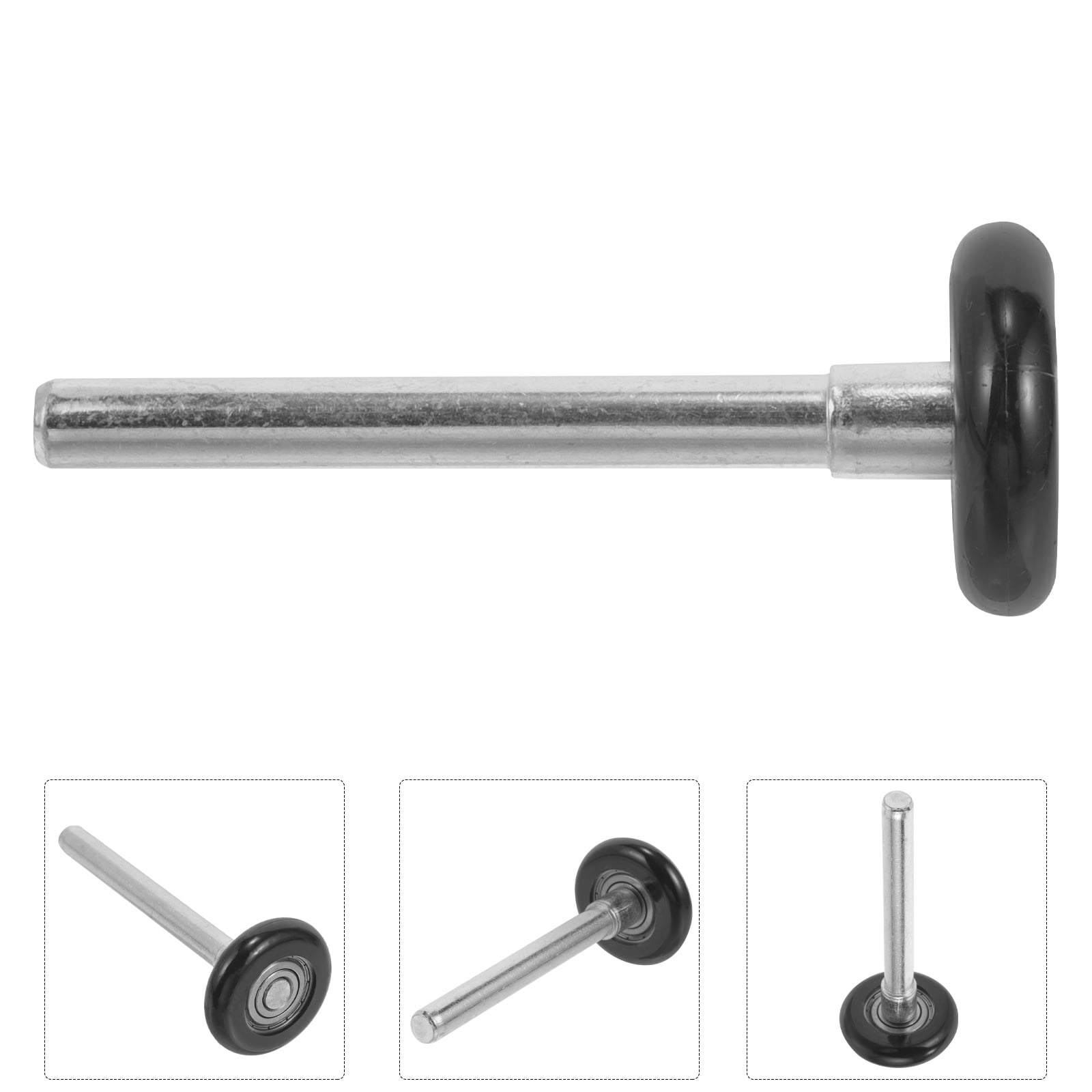 KALLORY 4 Pcs Garage Door Replacement Rollers Exterior Wheels Black ...