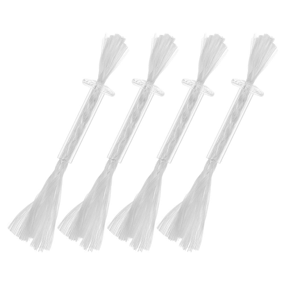 KALLORY 4Pcs Fiberglass Wicks for Oil Lamps Traditional Design Cotton ...