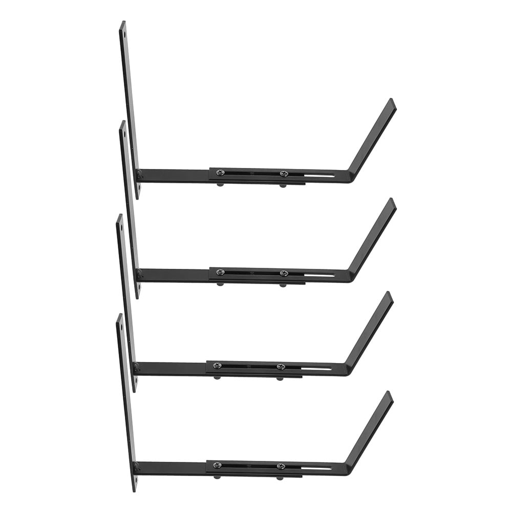 KALLORY 4Pcs Iron Planter Bracket for Balcony and Garden Simple Design ...