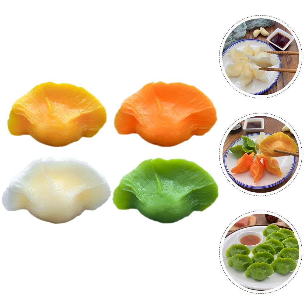 KALLORY 4Pcs Simulation Dumpling Model Dumpling Shape For Photography ...