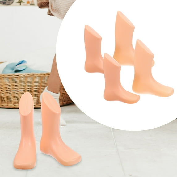KALLORY 4pcs Children Foot Model for Socks Display Retail Store Socks ...