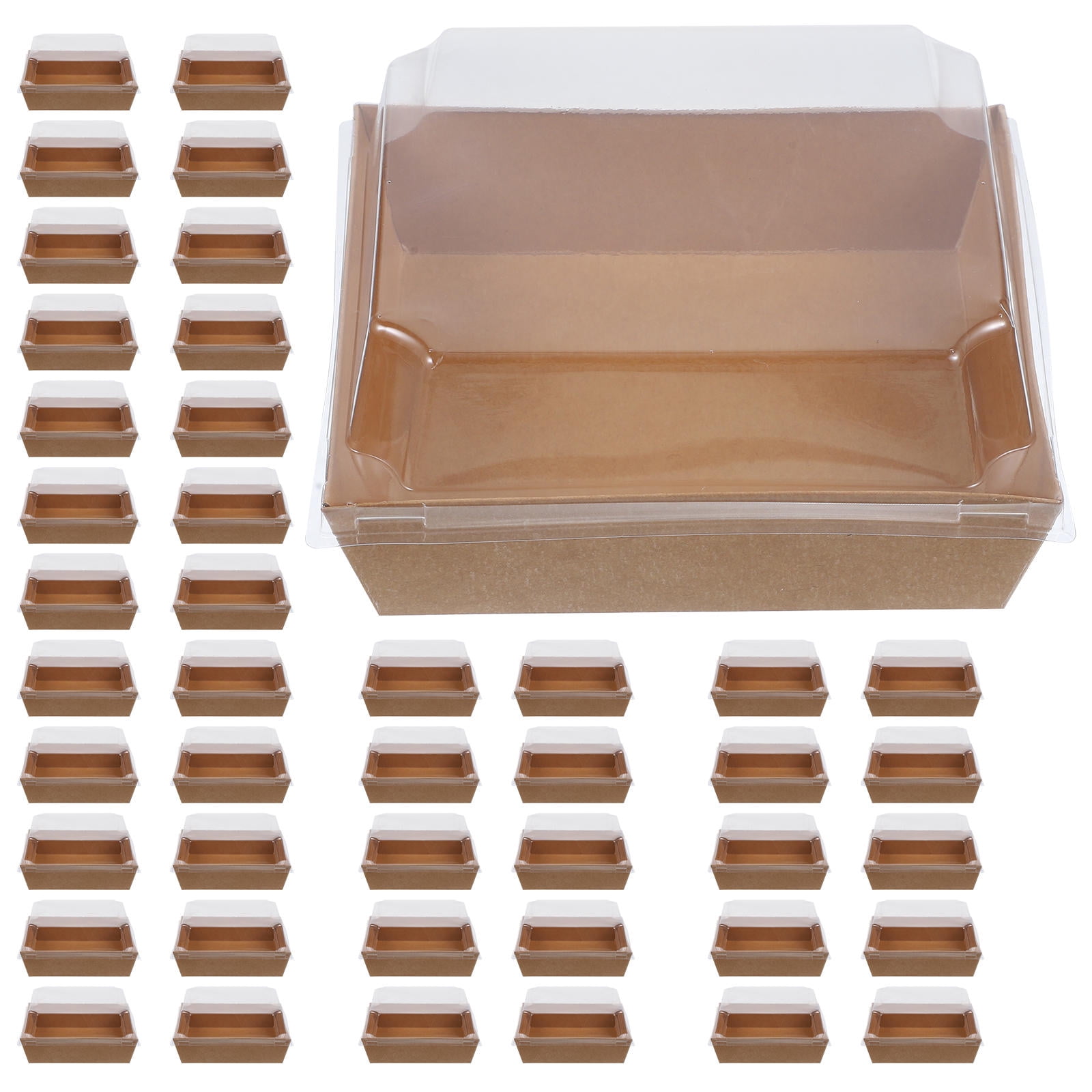 KALLORY Cake Box Rectangular 50Pcs 13.0X12.5X6.5in - Walmart.com