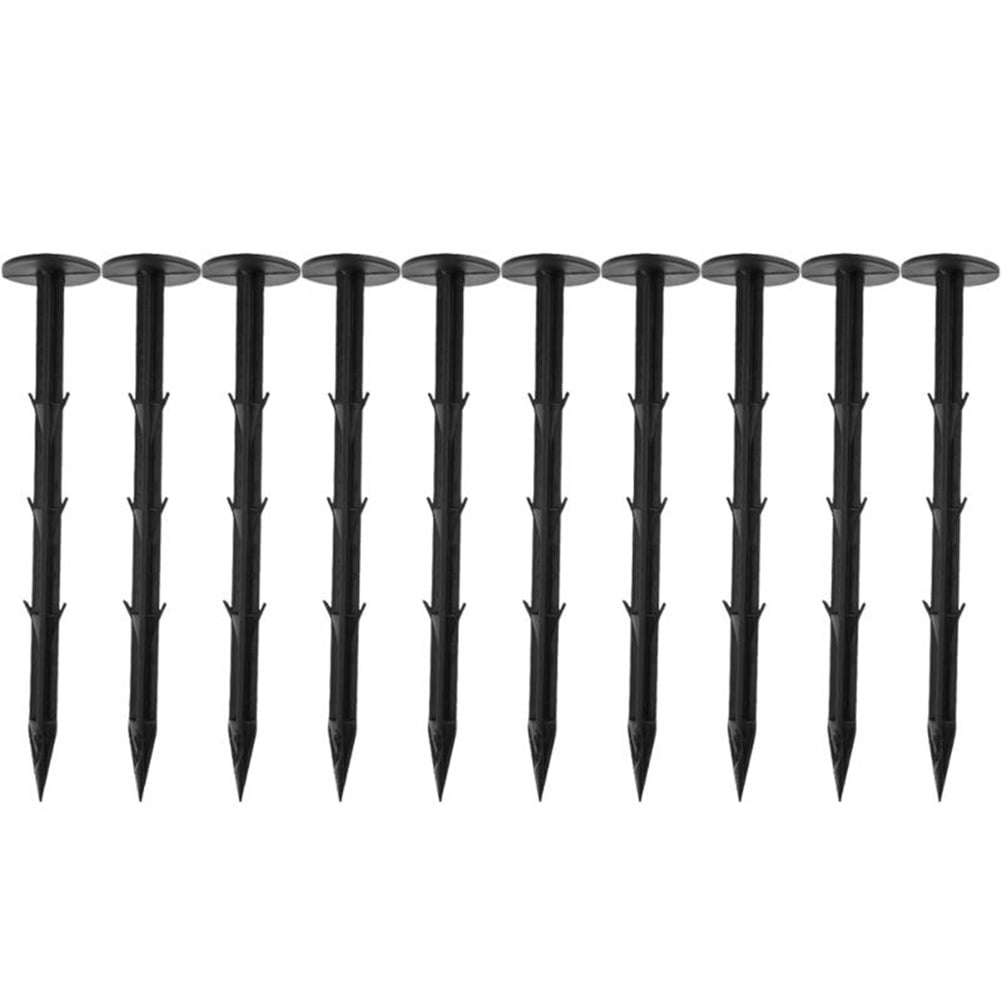 KALLORY 50Pack Landscape Edging Spikes for Beach Use 1.6x1.6x7.9in ...
