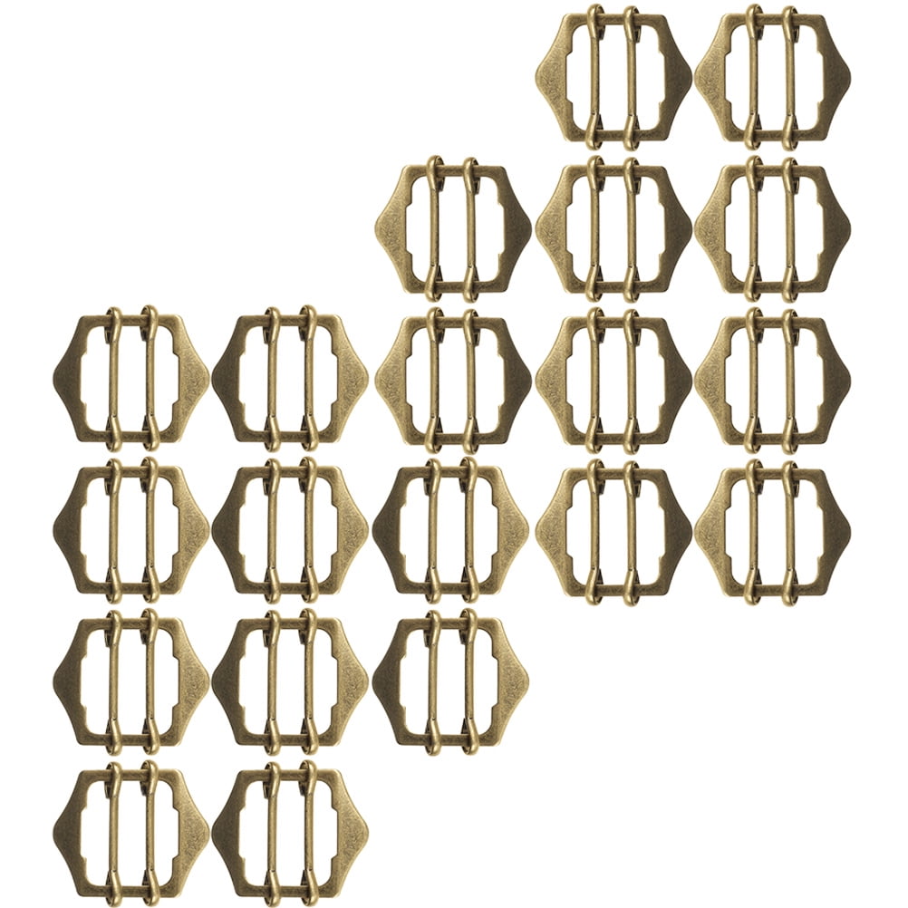 KALLORY 50Pcs Khaki Bronze Metal Buckles For Diy Projects And Daily Use ...