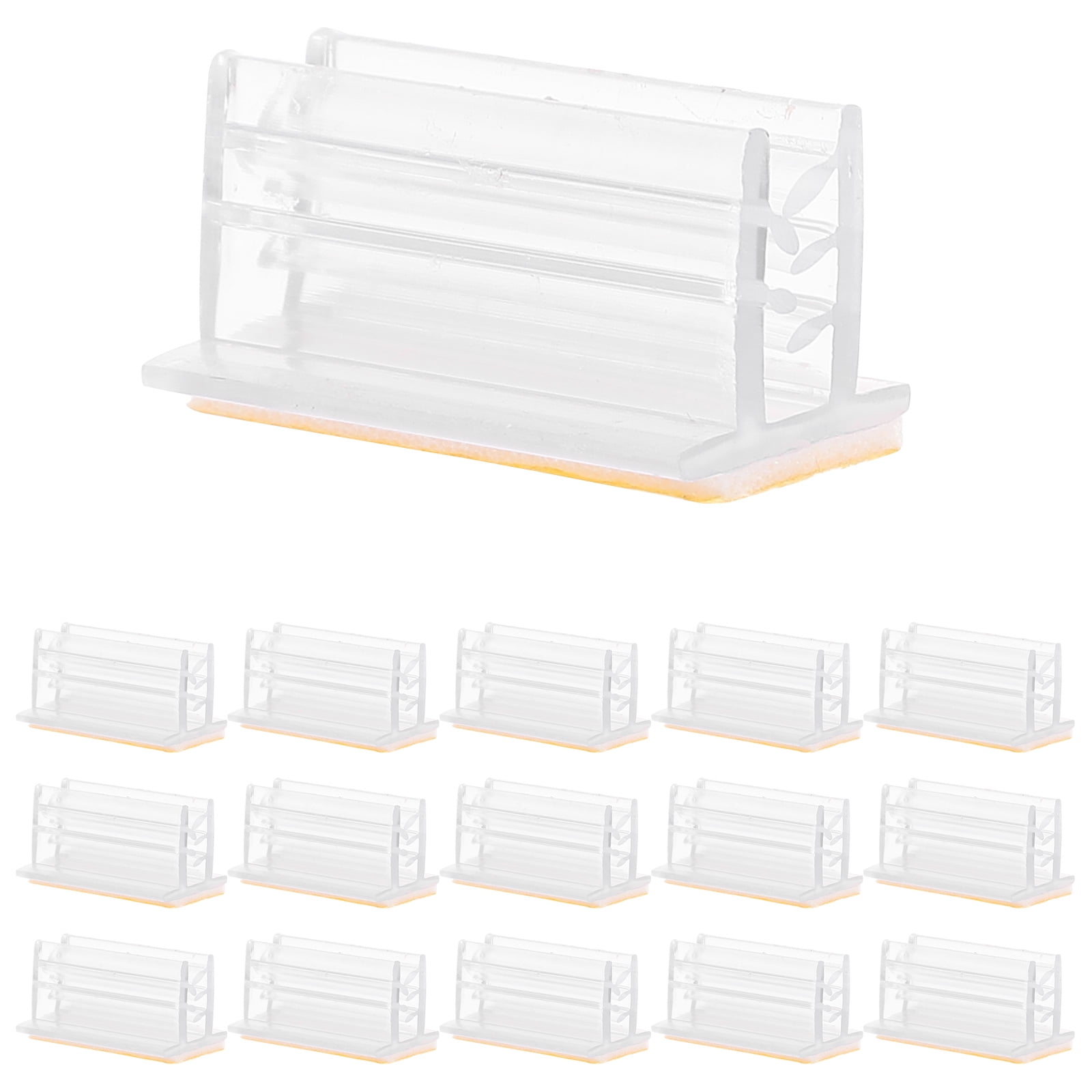 KALLORY 50 Pcs Transparent PVC Sign Display Holders for Merchandise ...