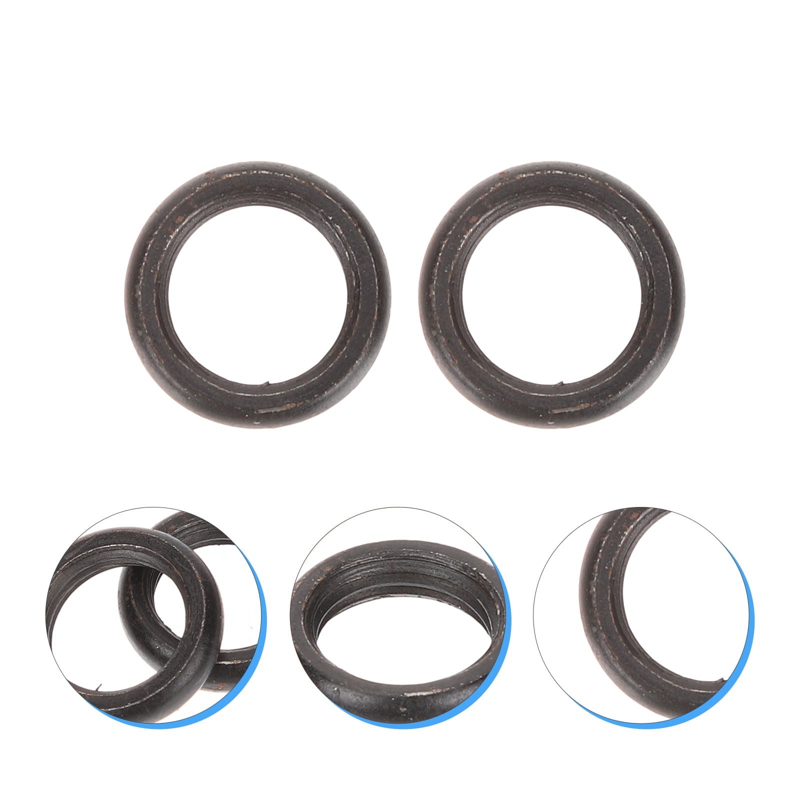 KALLORY 50Pcs Metal Lamp Shade Rings for Lamp Parts Screw Rings for ...