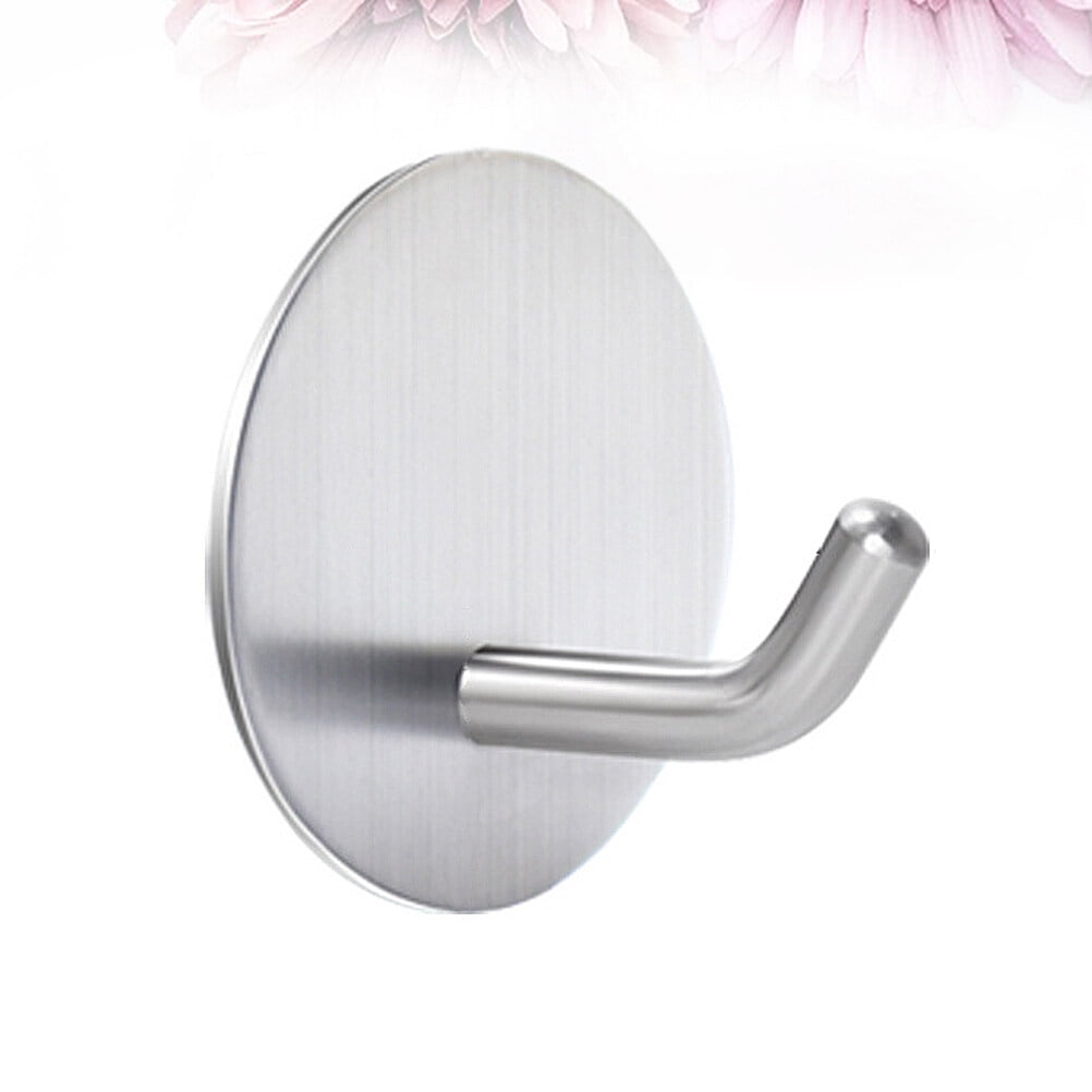 KALLORY 5Pcs Hanging Hook Stainless Steel Round Bottom Oblique for ...