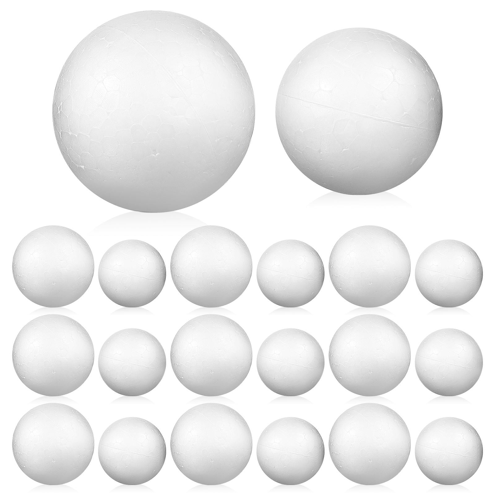 KALLORY Polystyrene Balls for Diy Art Craft 60Pcs White Balls - Walmart.com