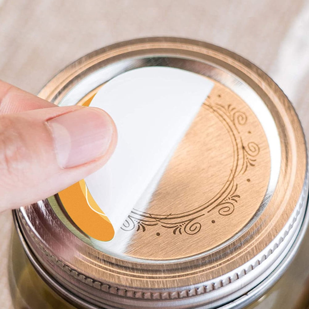 KALLORY 60pcs Canning Jar Labels Handwriting Label Sticker PP Synthetic ...