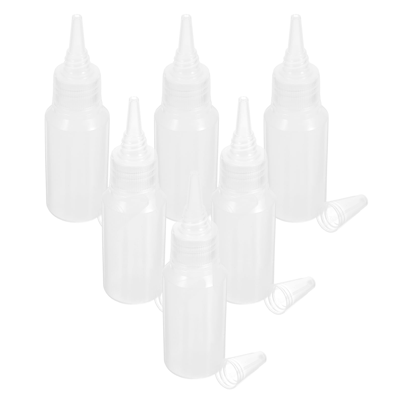 KALLORY 6Pcs Empty Squeeze Bottles PE Material 10.5x3x3cm for Precision ...
