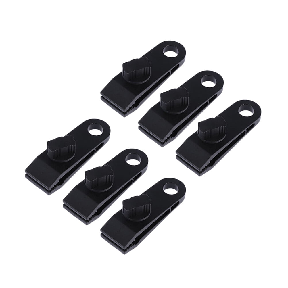 KALLORY 6Pcs High Tensile Strength Material Tent Clip Set for Wind ...