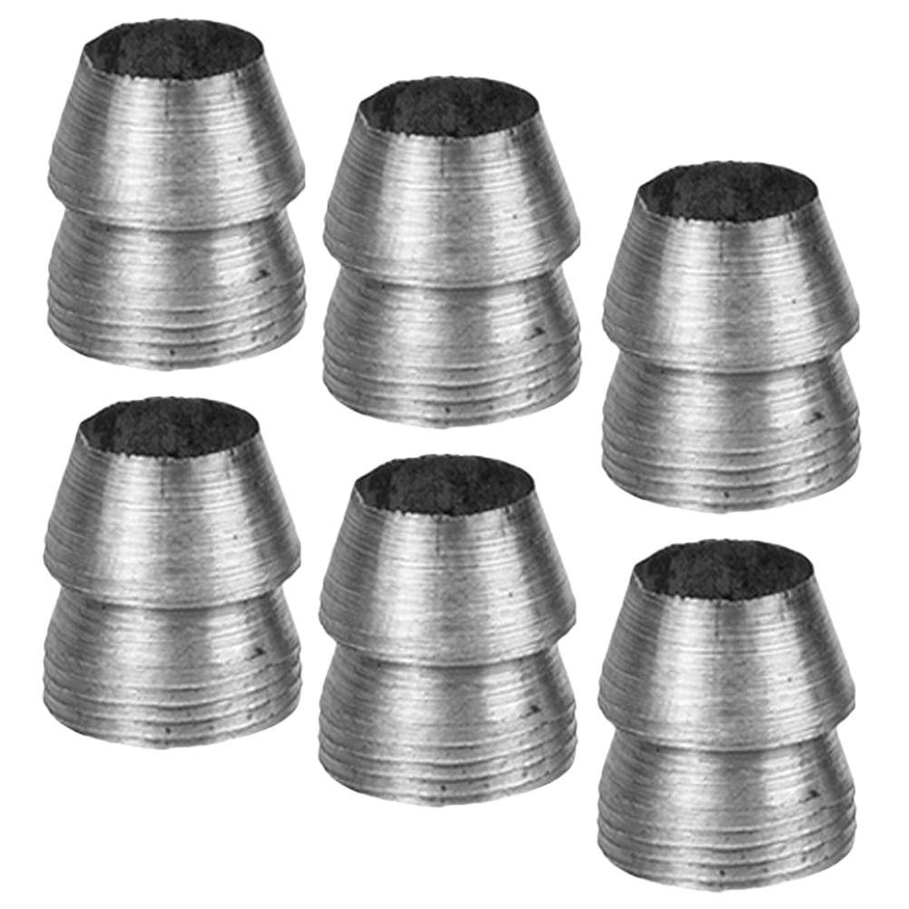 KALLORY 6Pcs Metal Wedge for Hammer Handle Grey Iron Circular Round ...