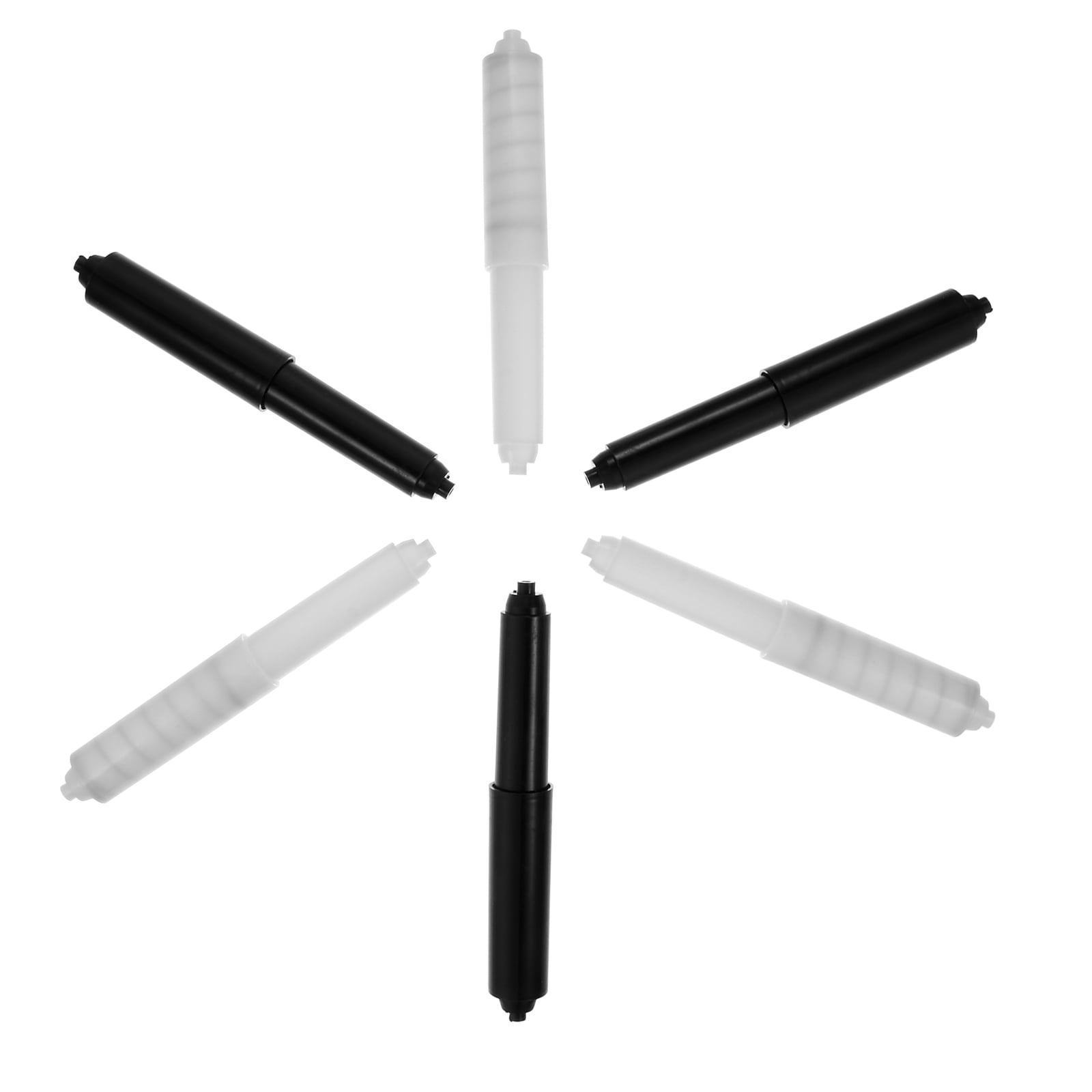 KALLORY 6Pcs Retractable Tissue Box Shafts Toilet Paper Rollers for ...