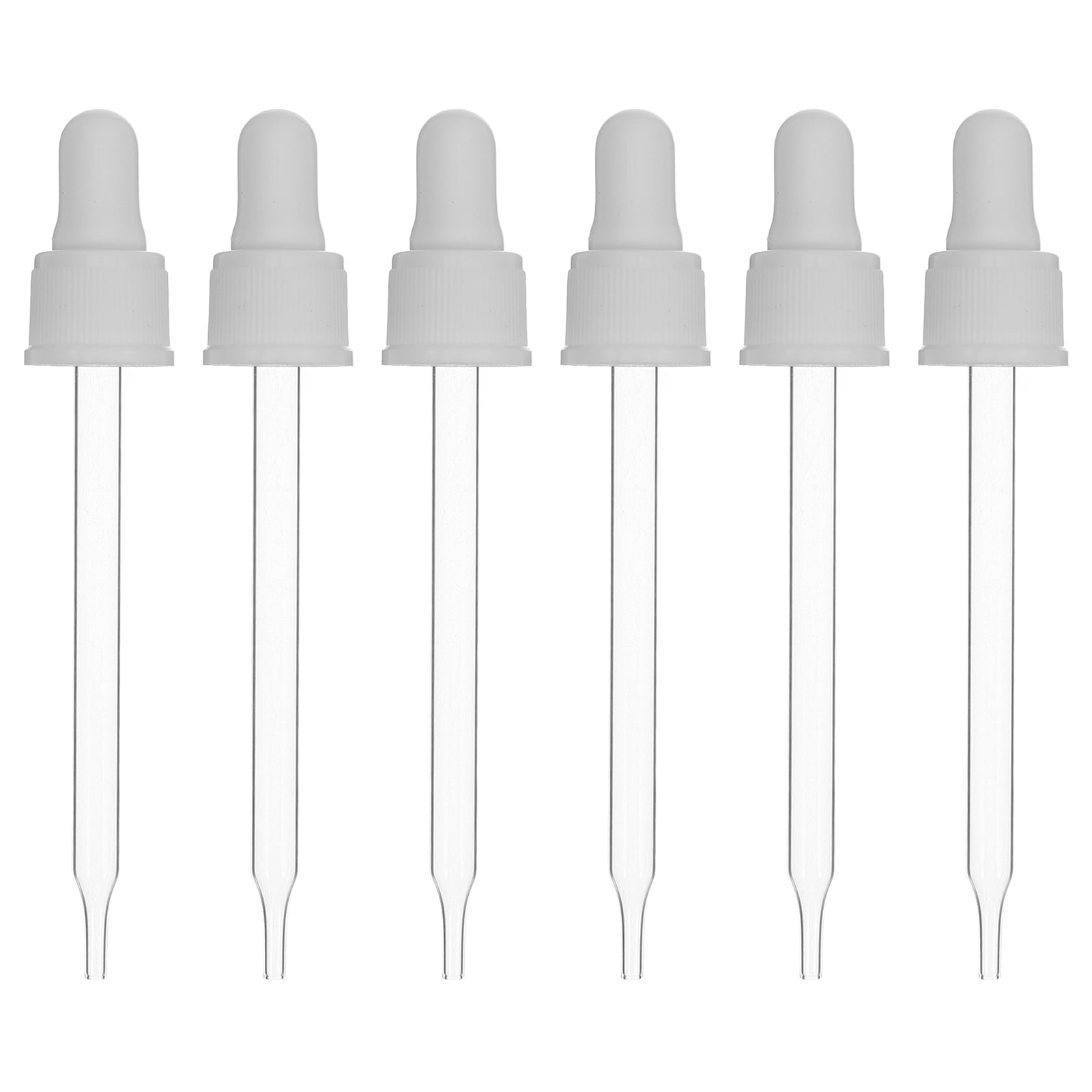 KALLORY 6pcs Glass Pipettes Soda Dropper Soda Pipette Dropper Liquid ...