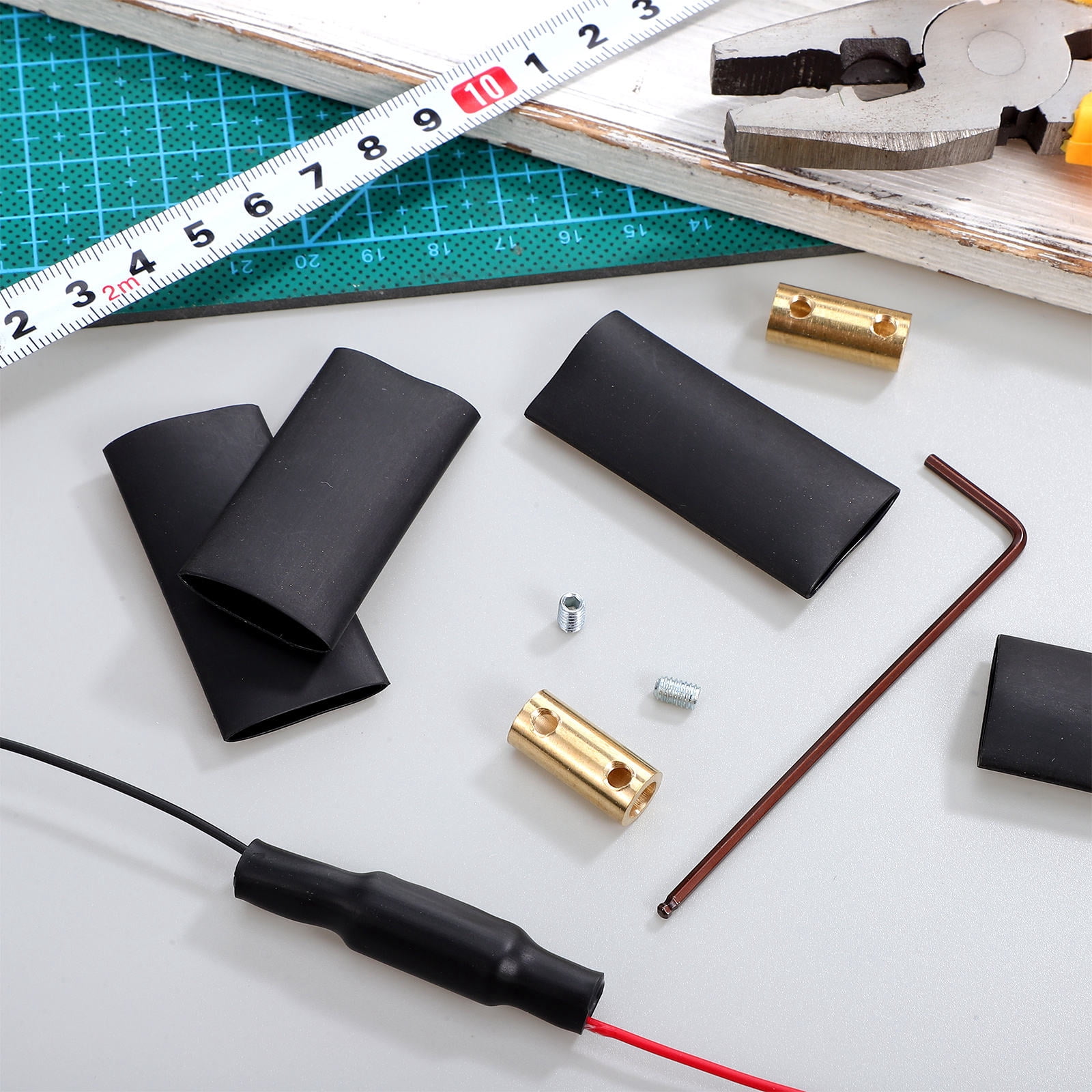 KALLORY 80amp Wire Connectors Nut Kit: 10 Sets 6 Awg Copper Terminal ...