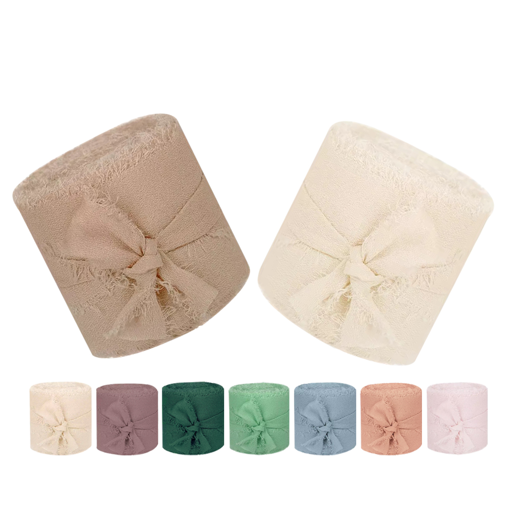 KALLORY 9 Rolls Assorted Color Yarn Ribbon for Wedding Invitations and ...