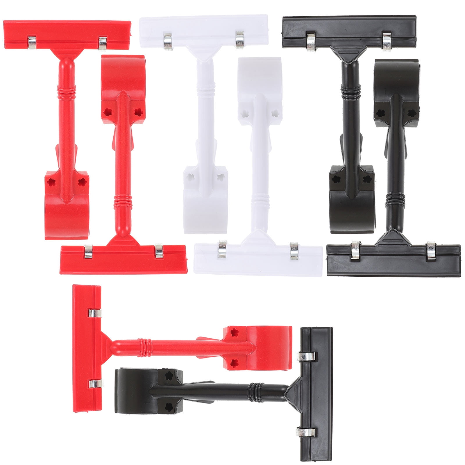 KALLORY 9Pcs Label Holder Clamps Double Clip Design for Price Cards and ...