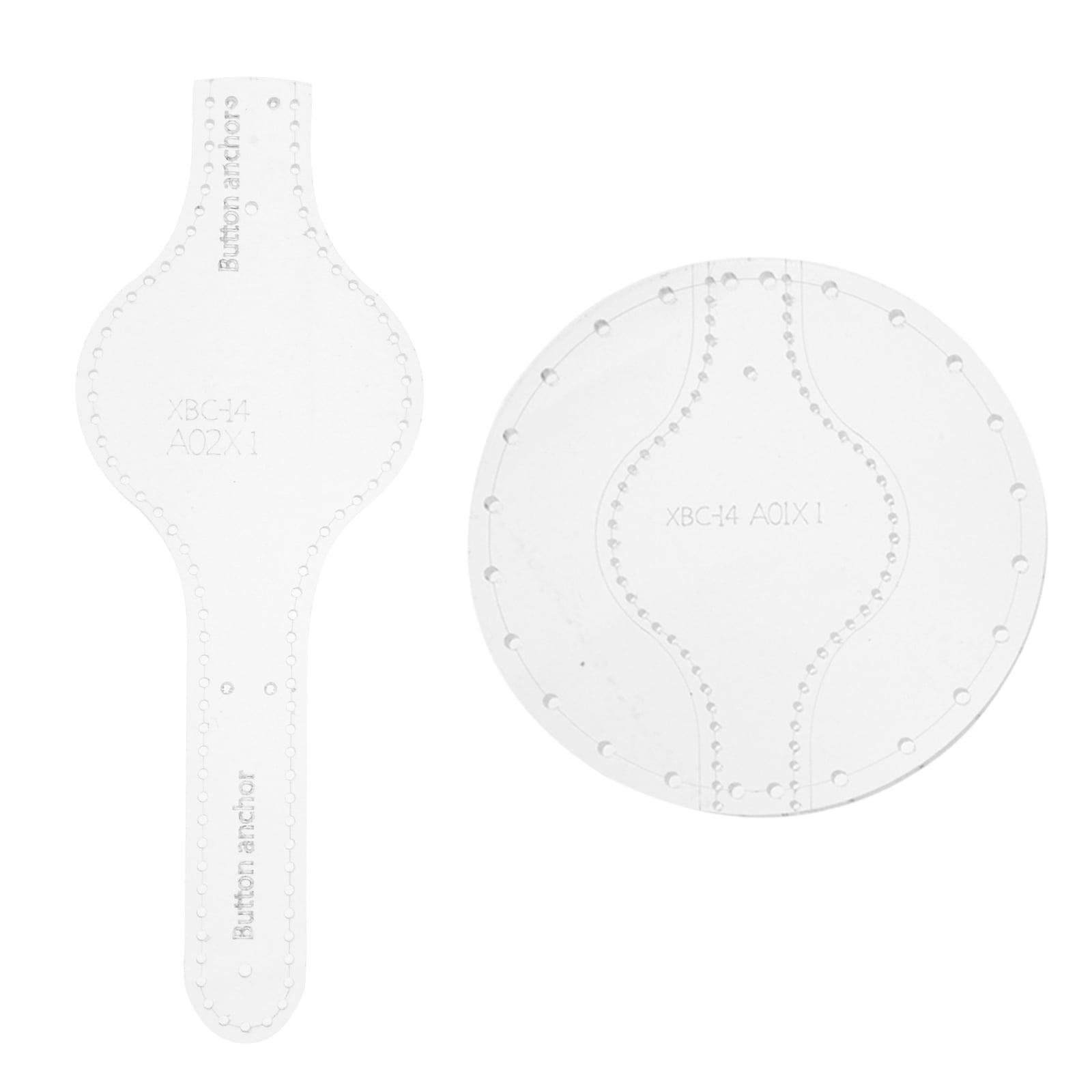 KALLORY Acrylic Handbag Design Template for DIY Durable Transparent ...