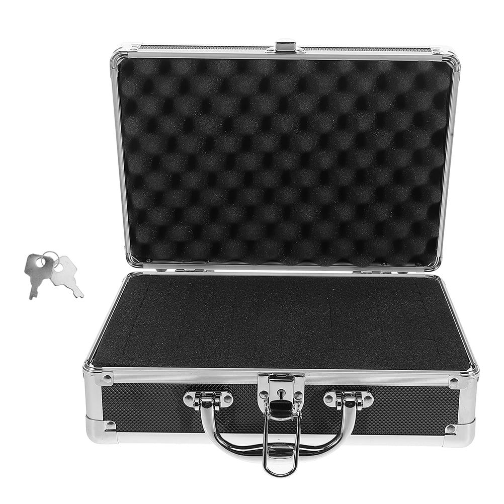 KALLORY Alloy Tools Case Portable Toolbox Toolbox Organizer Handle ...