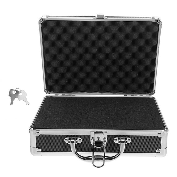 KALLORY Alloy Tools Case Portable Toolbox Toolbox Organizer Handle ...