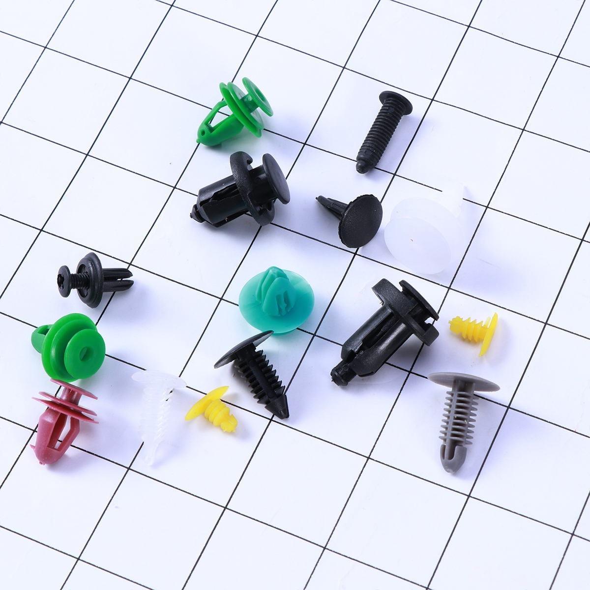 KALLORY Automotive Push Fasteners 500 Pcs for Electrical Equipment ...