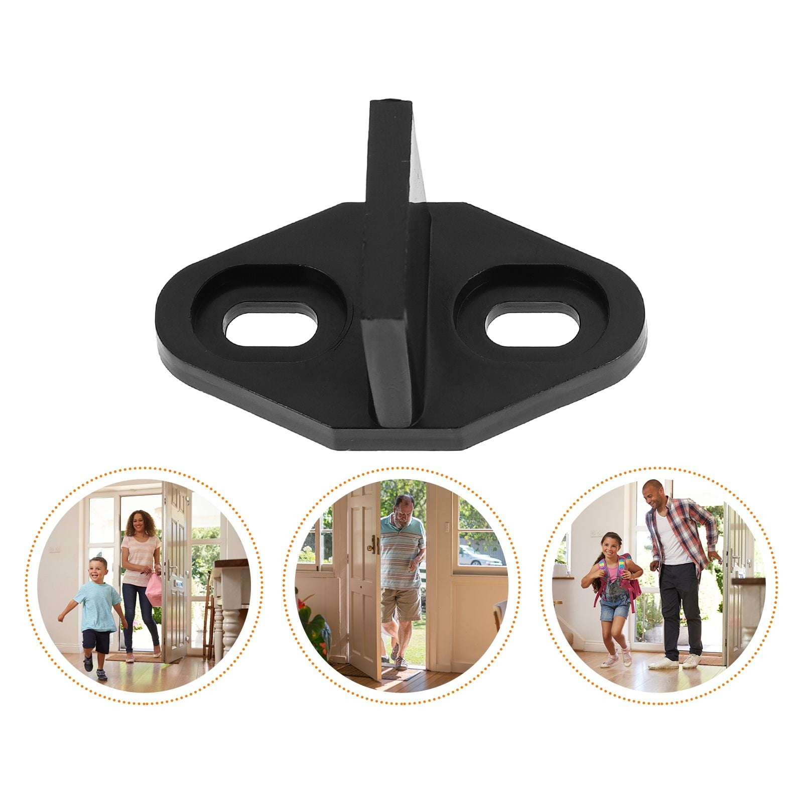 KALLORY Barn Door Stopper 2 Sets POM For Sliding Door Silent Operation ...