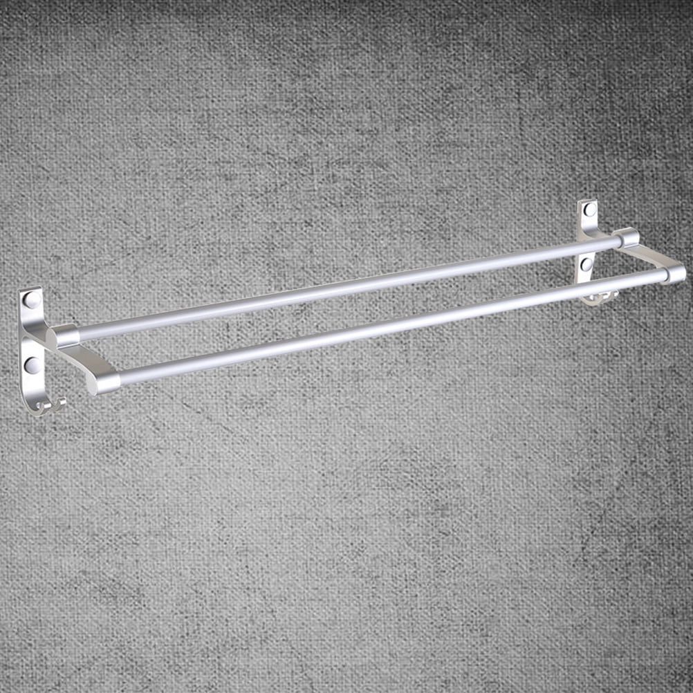 KALLORY Bathroom Towel Racks Silver Aluminium Alloy 1Pcs - Walmart.com