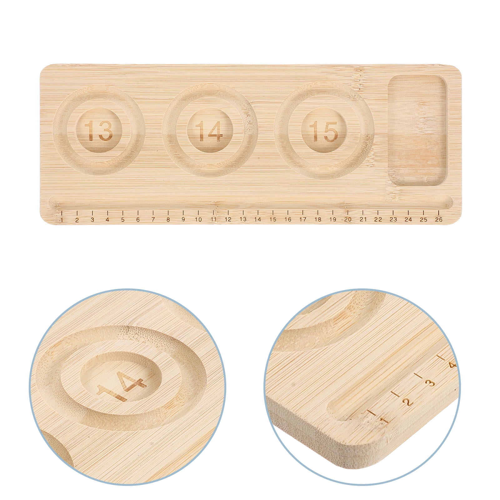 KALLORY Beige Wood Beading Board 1Pack for Jewelry Making with ...