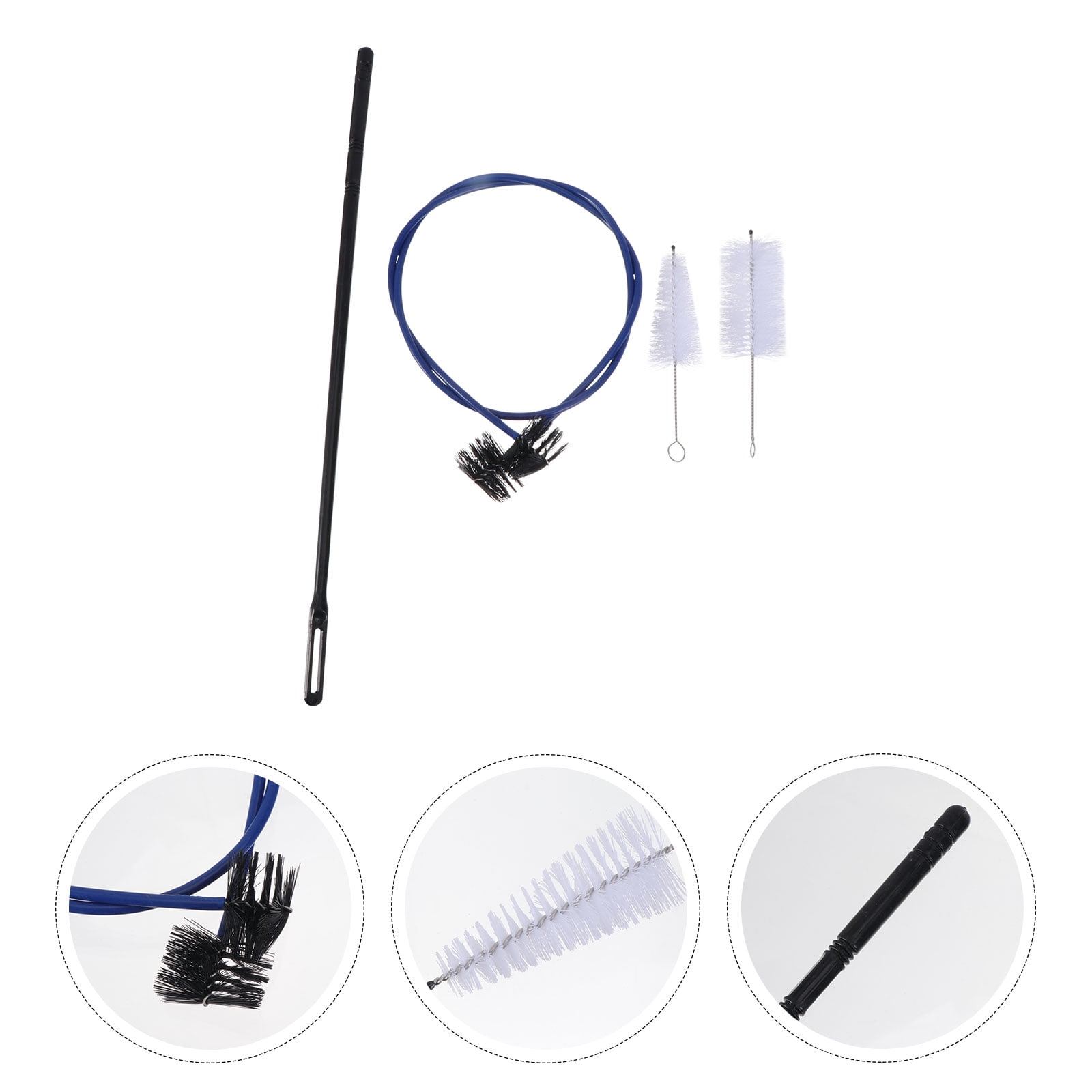 KALLORY Brushes for Cleaning Musical Instruments 4 Trumpet and Other ...