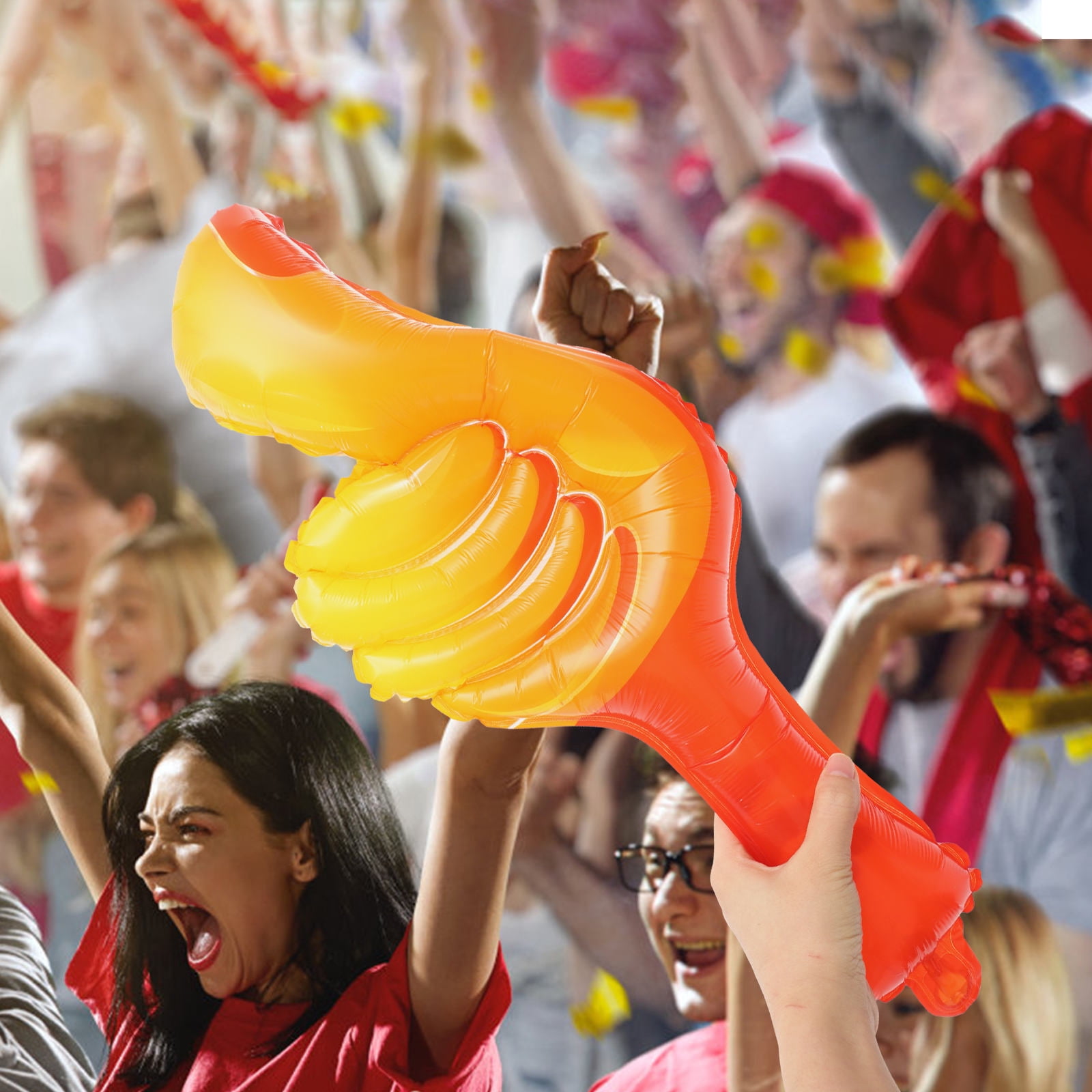 KALLORY Cheerleading Balloon Sticks Pe Thumb Shape For Business ...