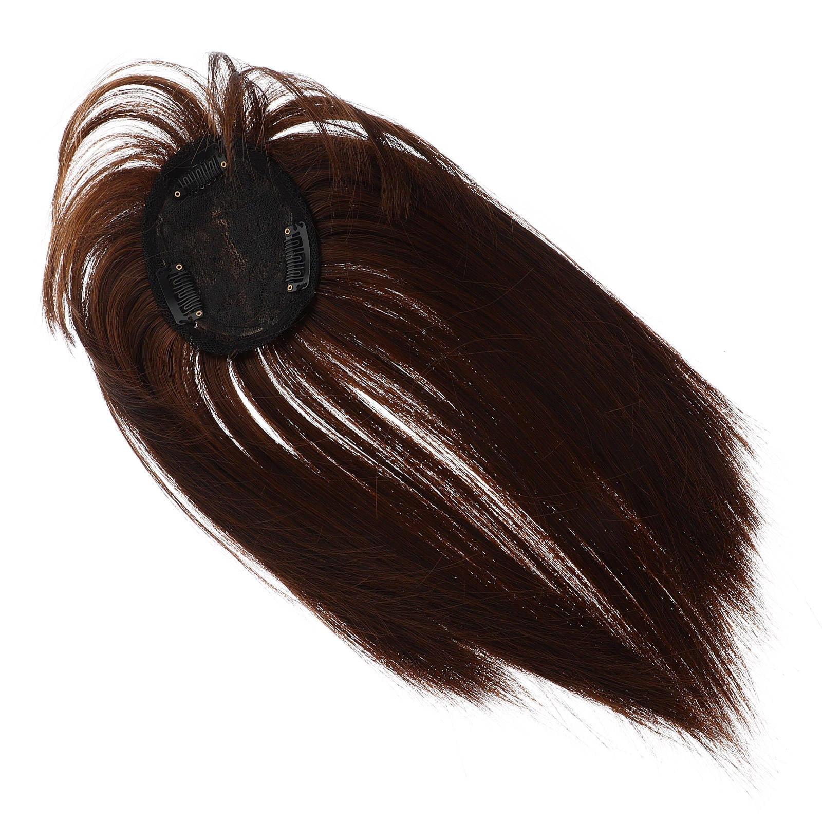 KALLORY Clip On Topper Hair Piece Thinning Hair Wiglet Clip Women ...