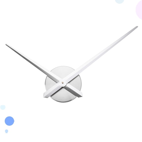 KALLORY Clock Hands Kit 1Set Silver 39*5.1in Metal Wall Clock ...